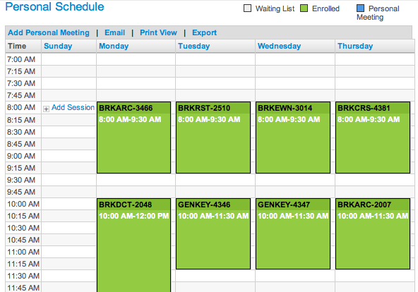My Cisco Live 2012 Schedule (now with commentary!) - Mostly ...